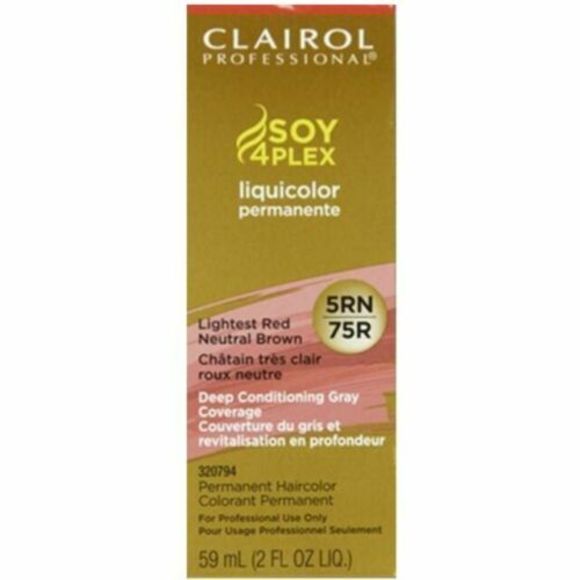 clairol | Hair | Soy4plex Liquicolor Permanent Hair Color 5rn75r ...